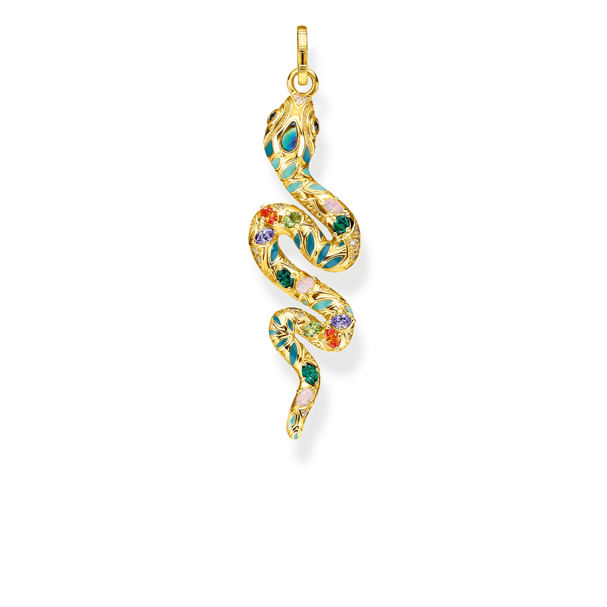 Thomas Sabo Gold Snake Pendant PE879-974-7 Hadleigh Jewellery and Gifts
